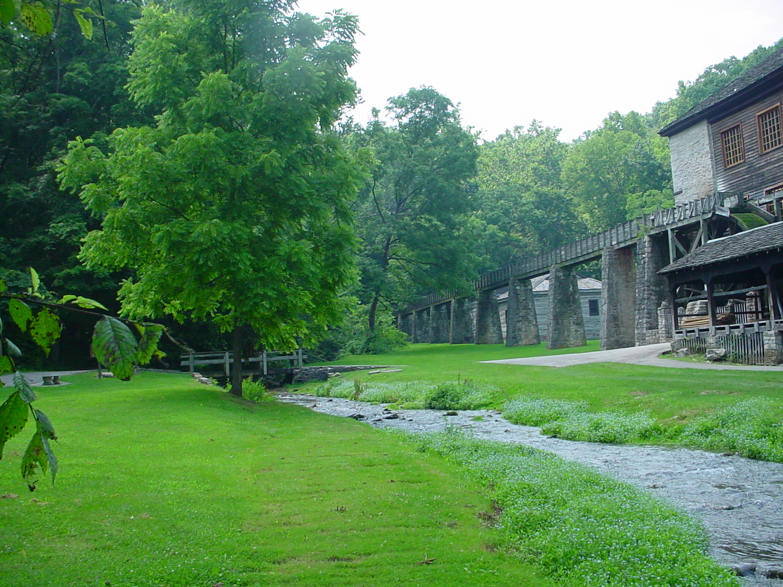 Indiana Photo Gallery – Spring Mill State Park – Pioneer Village ...