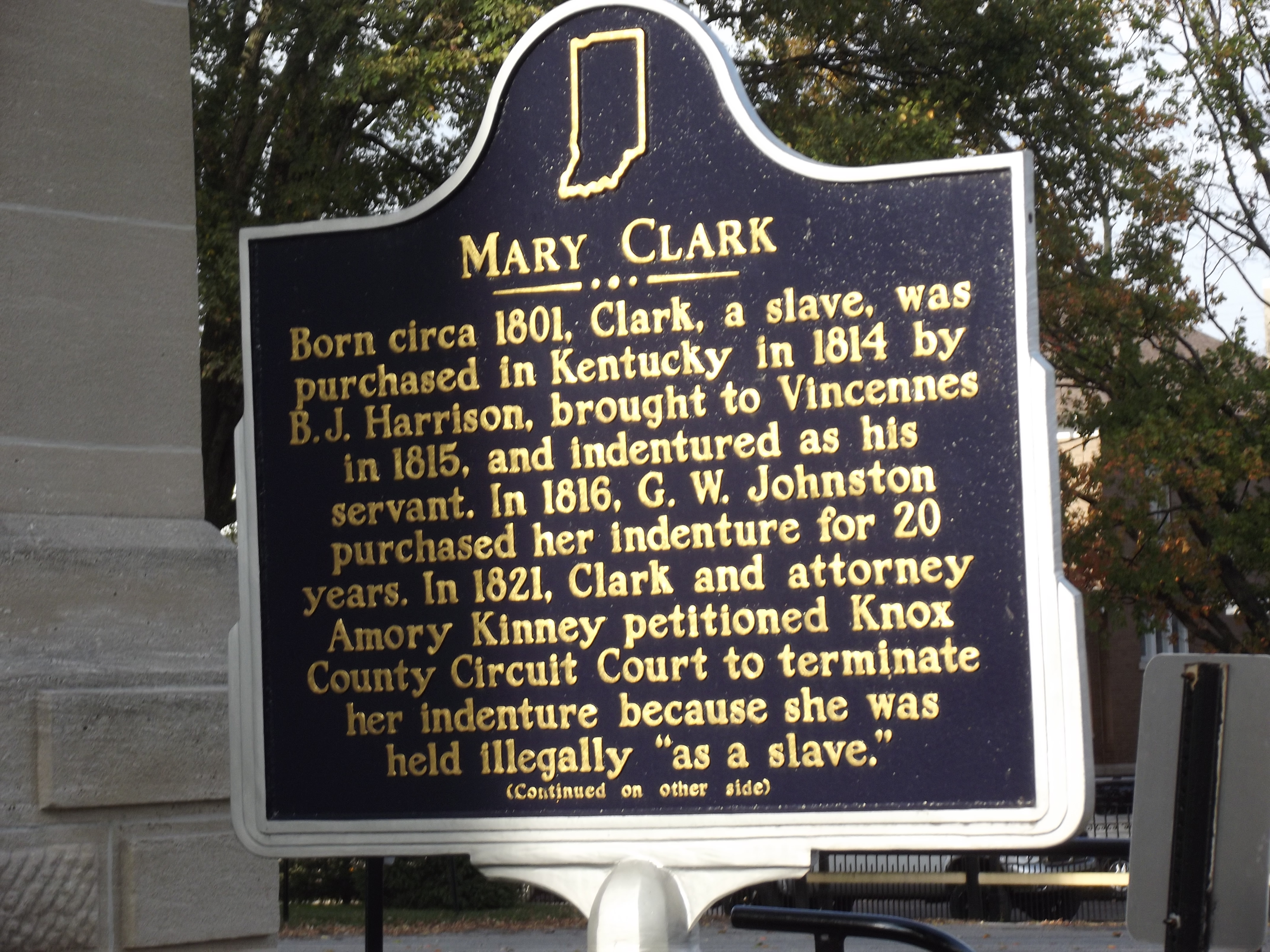 Podcast – The Mary Clark Decision Ended Slavery in Indiana – Mossy Feet ...